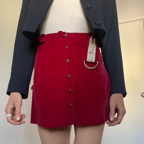 San Francisco skirt works | Skirts | Vintage Velvet Mini Skirt San ...